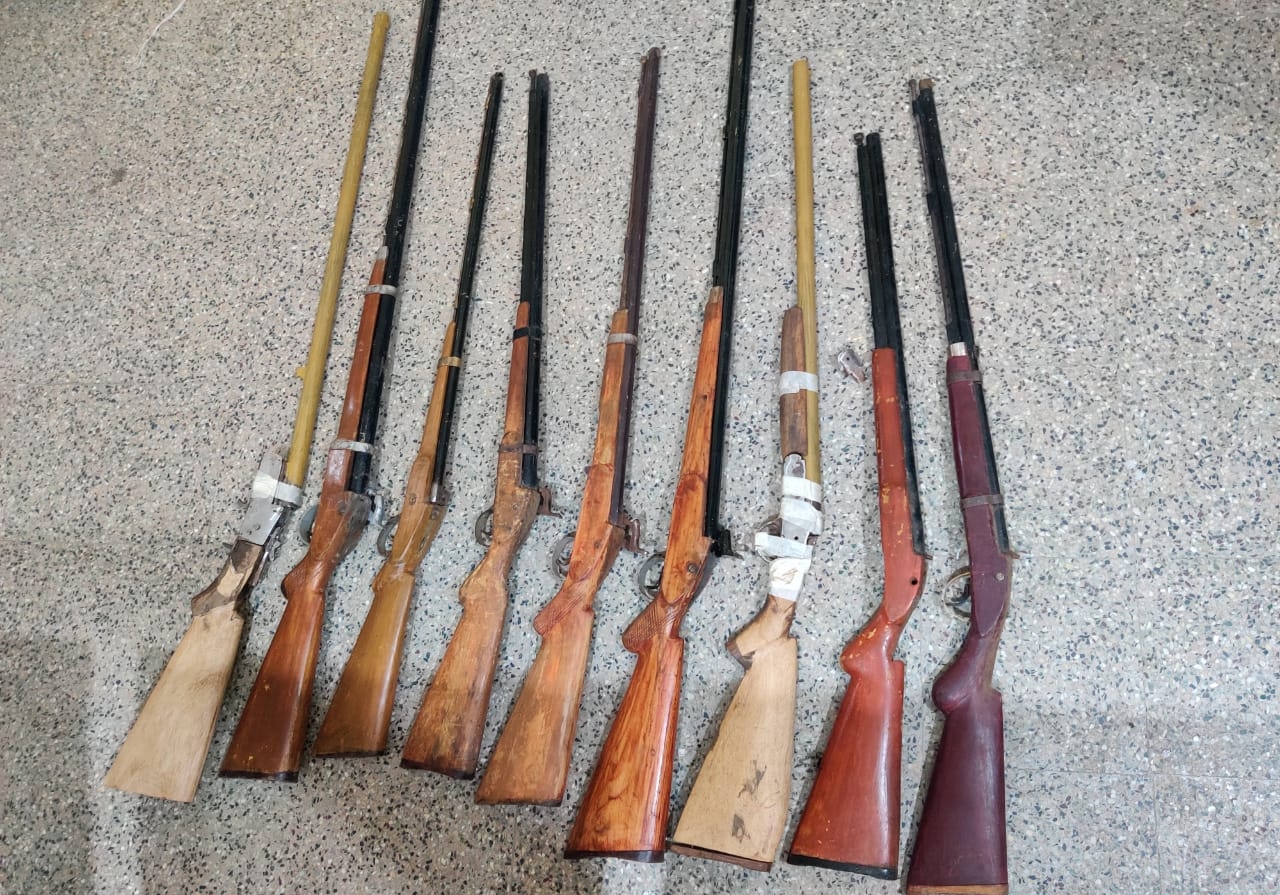 ಶಿವಮೊಗ್ಗ: ಪರವಾನಗಿ ಇಲ್ಲದೆ ಬಂದೂಕು ರಿಪೇರಿ; 9 ನಾಡ ಬಂದೂಕು ಸಹಿತ ಆರೋಪಿ ಸೆರೆ